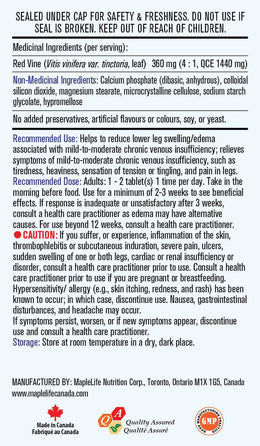 Maplelife Leg Relief (60 Tablets)